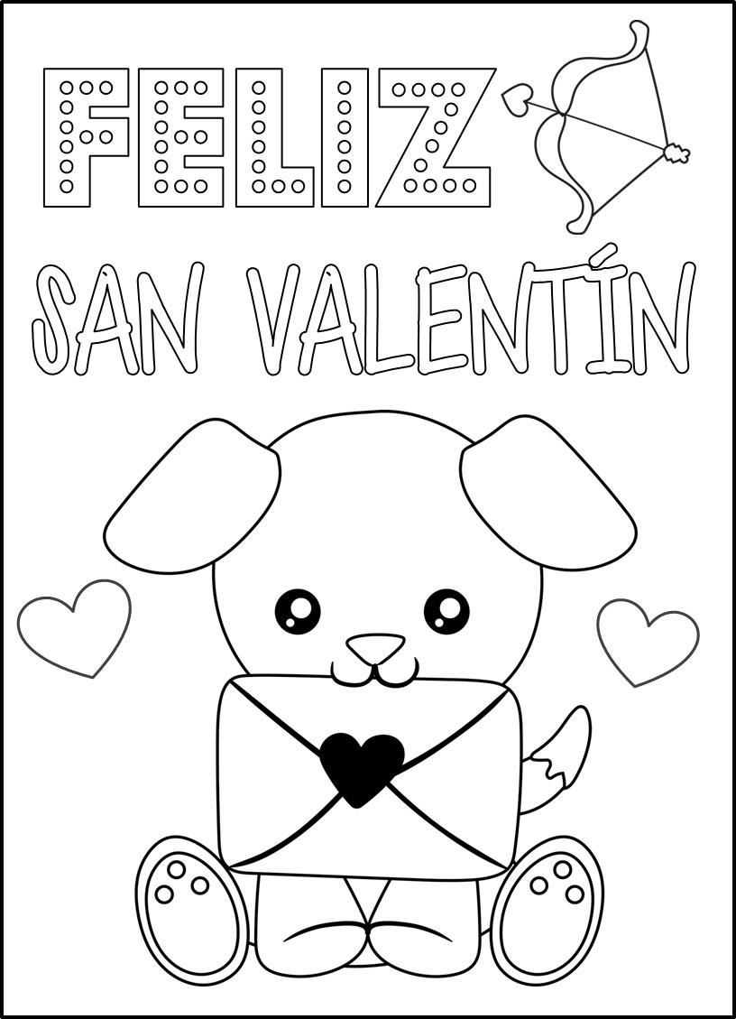 Las Mejores Imágenes De San Valentín Para Colorear Para Niños 2020